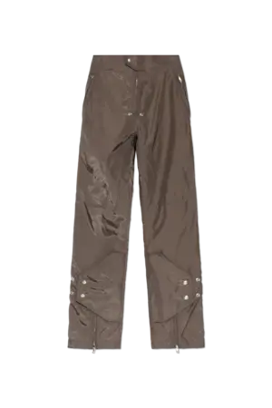 Rick Owens Belted Trousers - Brown