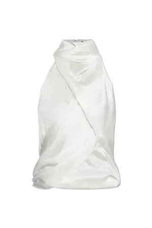 Balmain Silk Top - White