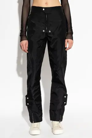 Rick Owens Trousers With Belt - Black