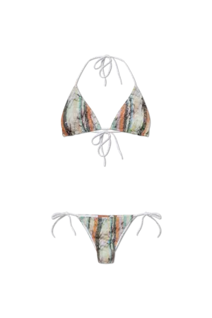 Missoni Two-piece Lurex Swimsuit - Multicolour
