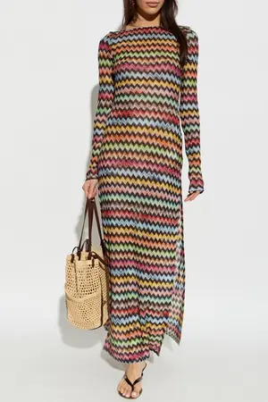 Missoni Long Sleeve Maxi Dress - Multicolour