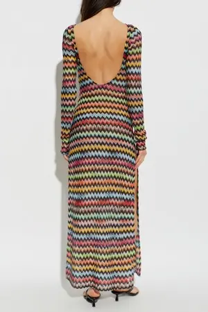 Missoni Long Sleeve Maxi Dress - Multicolour