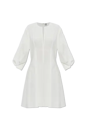 TOTEME V-neck A-line Dress - White