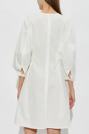TOTEME V-neck A-line Dress - White