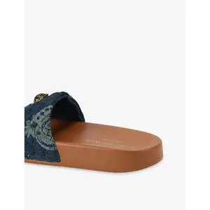 Kurt Geiger Meena Eagle Denim Slides