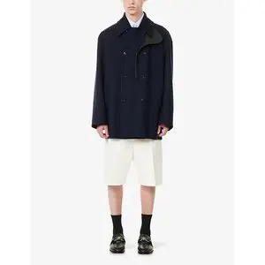 Bottega Veneta Oversized Double-cashmere Caban Coat