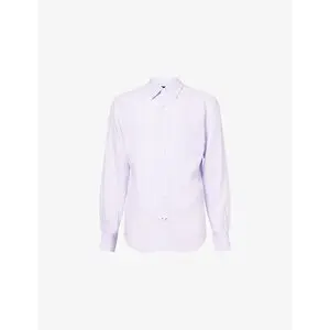 Dunhill Pointed-collar Regular-fit Linen Shirt