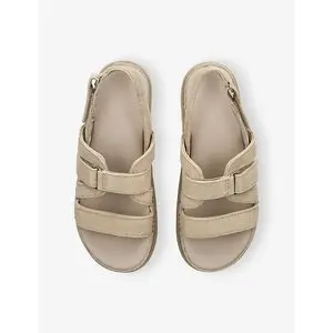 UGG Goldenstar Gleam Suede Sandals - Beige
