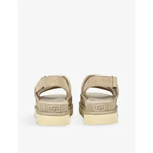 UGG Goldenstar Gleam Suede Sandals - Beige