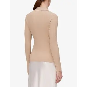 JOSEPH Chelia Plissé Knitted Top