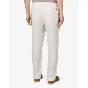 Boggi Milano Tapered Linen Trousers