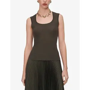 JOSEPH Alaou Ribbed Knitted Tank Top