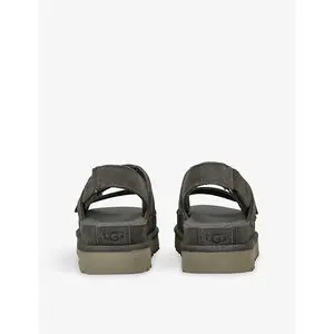 UGG Goldenstar Gleam Suede Sandals - Grey/dark