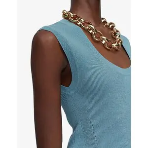 JOSEPH Alaou Ribbed Knitted Tank Top