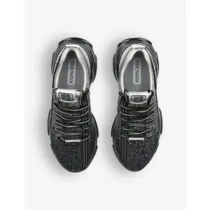 Steve Madden Rhinestone-embellished Chunky Sole Trainers