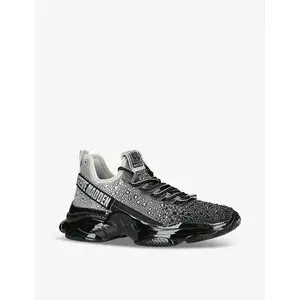 Steve Madden Rhinestone-embellished Chunky Sole Trainers