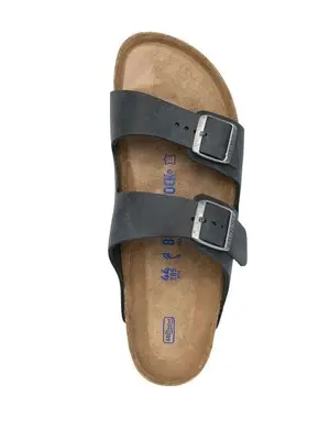 BIRKENSTOCK Arizona Leather Sandals - Black