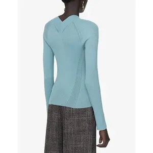 JOSEPH V-neck Knitted Top