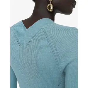 JOSEPH V-neck Knitted Top