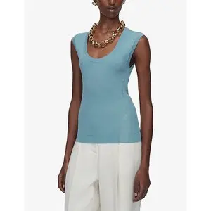 JOSEPH Alaou Ribbed Knitted Tank Top