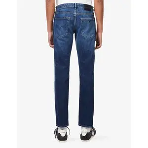 Emporio Armani Slim-fit Stretch-denim Jeans - Medium Blue Denim