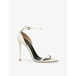 TOM FORD Vertigo Patent-leather Heeled Sandals - Bone