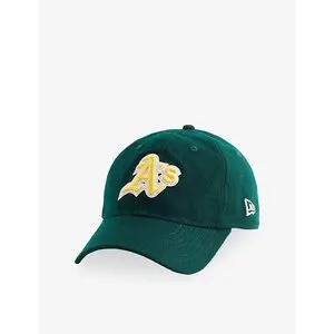 New Era 9Twenty Melton Oakland Cap Dark Green