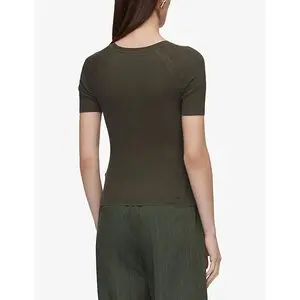 JOSEPH Belarb Ribbed Knitted Top - Palm Leaf