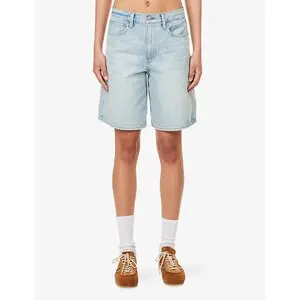 Paige Faye High-rise Denim Shorts