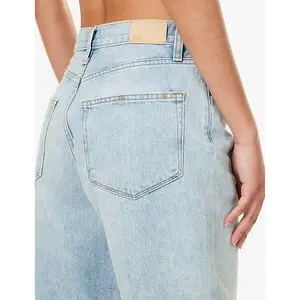Paige Faye High-rise Denim Shorts