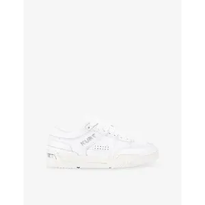 Kurt Geiger Hatton Leather Trainers - White