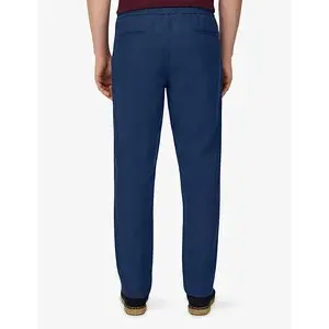 Boggi Milano Tapered Linen Trousers