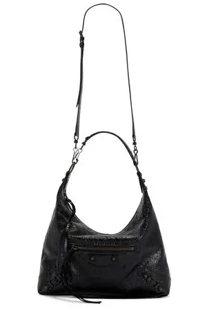 Balenciaga Le City Small Hobo Bag - Black