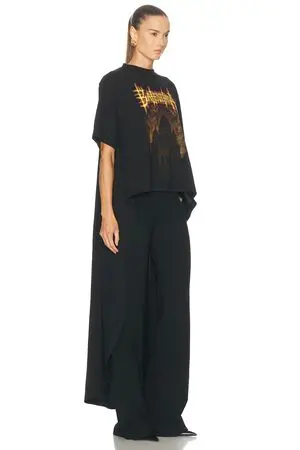 Balenciaga Metal Merch Jersey T-shirt - Black