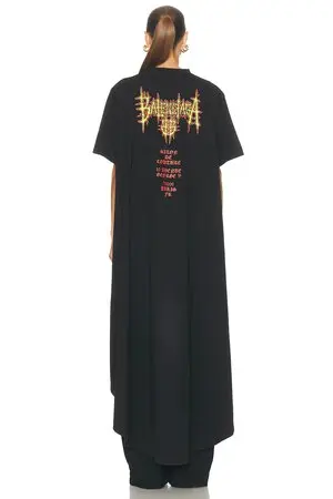 Balenciaga Metal Merch Jersey T-shirt - Black