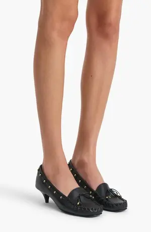 Khaite Milly Moc Toe Pump - Black
