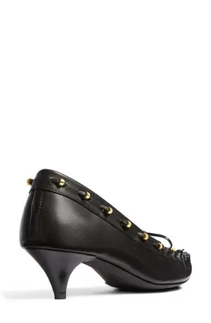 Khaite Milly Moc Toe Pump - Black