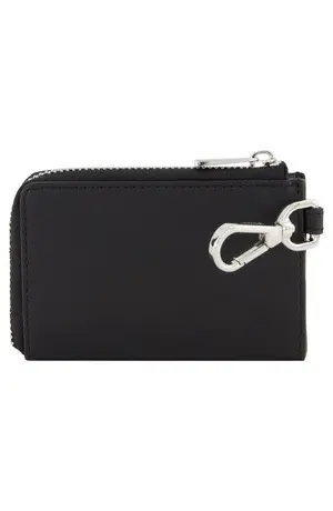 Vince Zip Top Leather Card Case