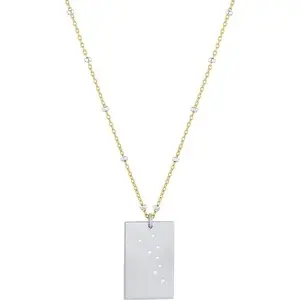SET & STONES Zodiac Constellation Pendant Necklace - Silver/taurus