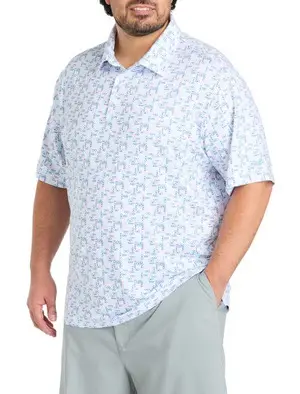 REEBOK Big & Tall Shades Performance Polo Shirt - Multi