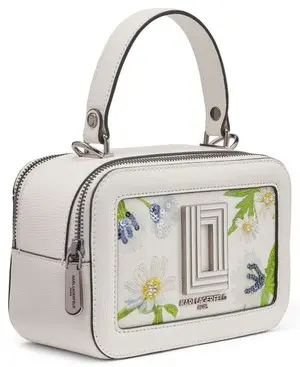 Karl Lagerfeld Paris Simone Floral Embroidery Crossbody