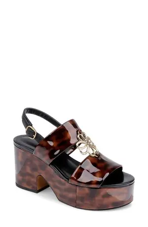 CLERAE Coraj Platform Sandal - Tortoise