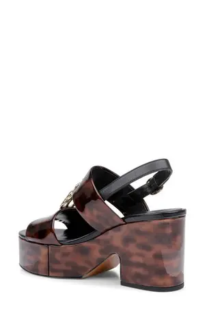 CLERAE Coraj Platform Sandal - Tortoise