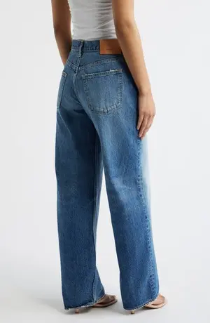 Moussy Vintage Phillipston High-waist Straight-leg Jeans