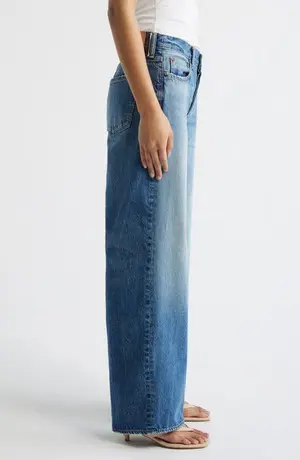 Moussy Vintage Phillipston High-waist Straight-leg Jeans