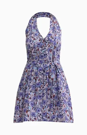 Rebecca Taylor Daphne Halter Mini Dress