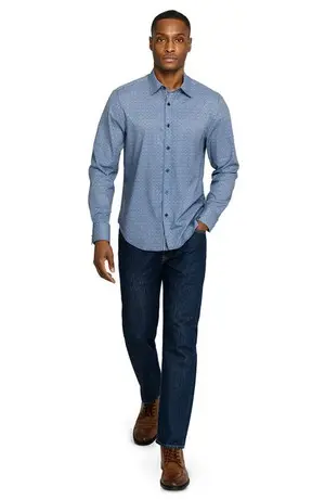 BROOKLYN BRIGADE Marcy Mosaic Long Sleeve Performance Shirt