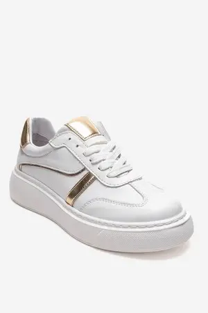 FOREVER & ALWAYS SHOES Ivara Leather Sneaker