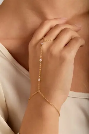SET & STONES Tavi Hand Chain