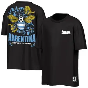 OUTERSTUFF Fifa World Cup 2026 Rally Oversized 2-hit T-shirt - Black